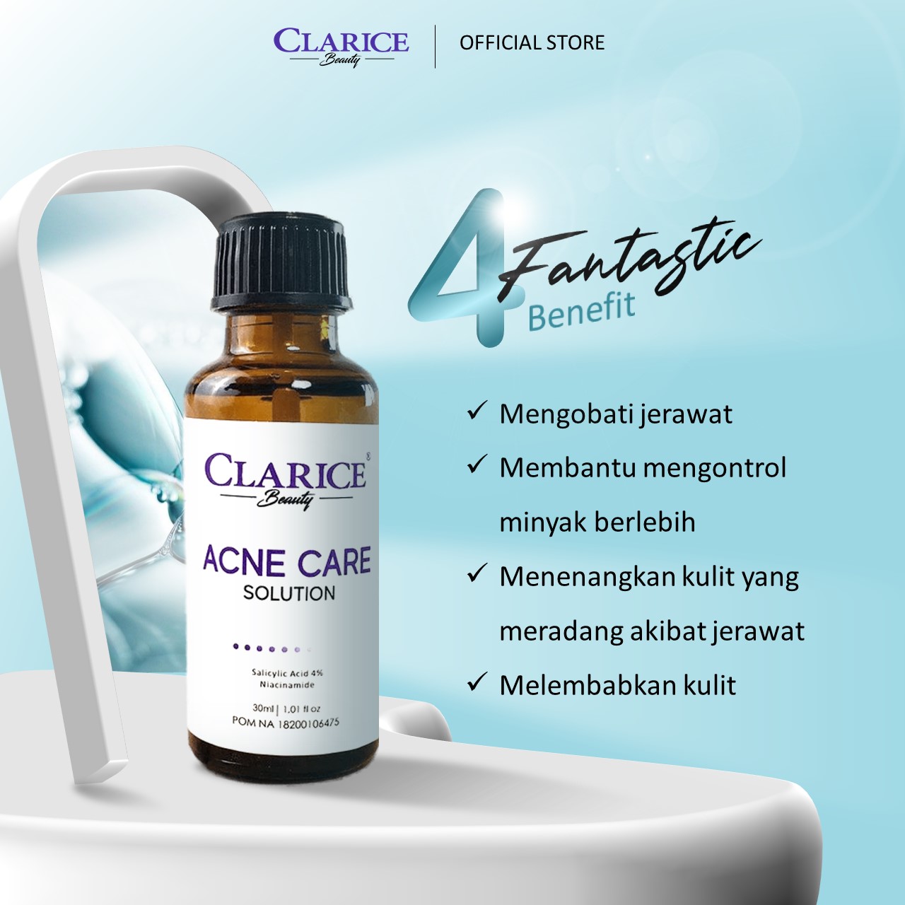 ACNE CARE SOLUTION | Clarice Beauty