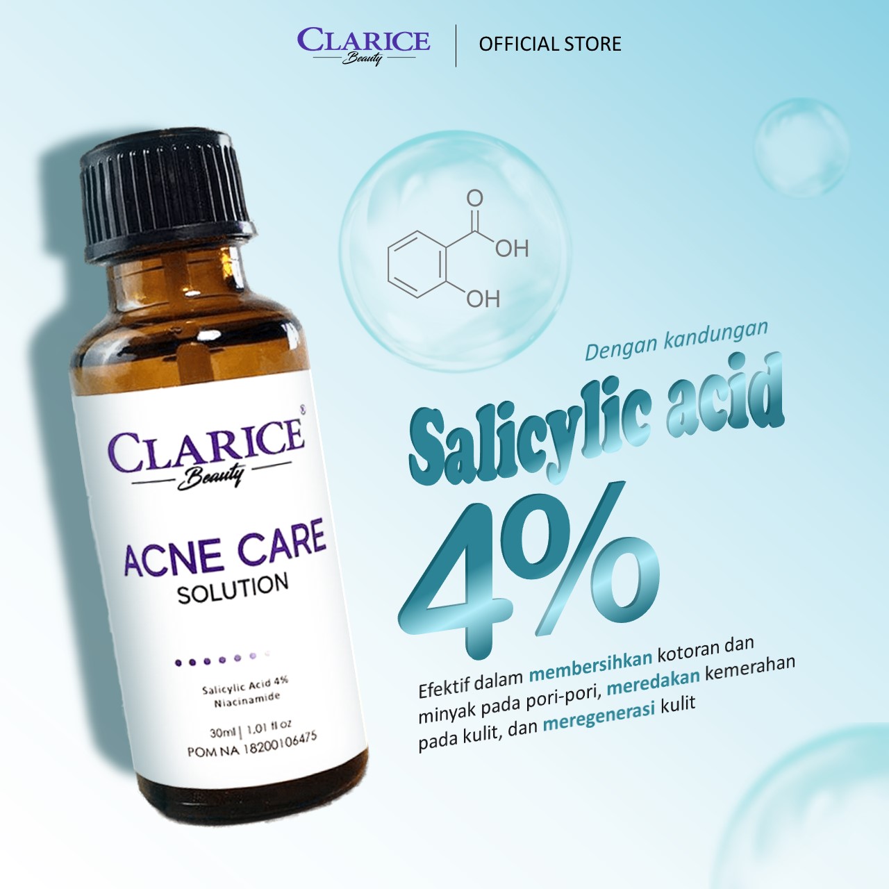 ACNE CARE SOLUTION | Clarice Beauty
